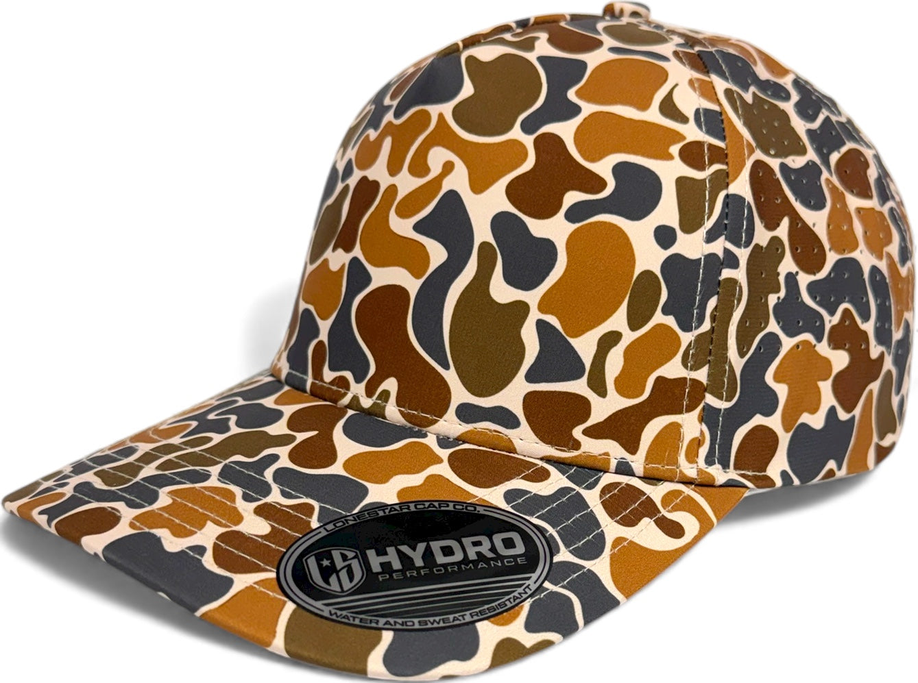 5 Panel Hydro Cap: Light Gray - Gray/White Rope Snapback – Lonestar Cap Co